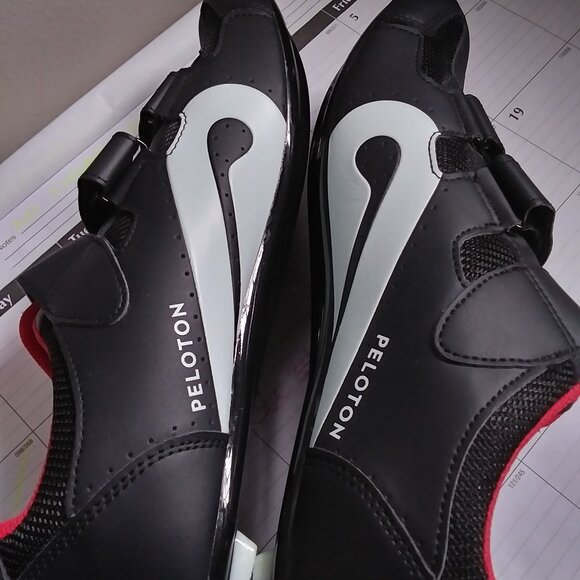 Peloton | Shoes | Peloton Black Red White Indoor Cycling Shoes Plshb45 ...